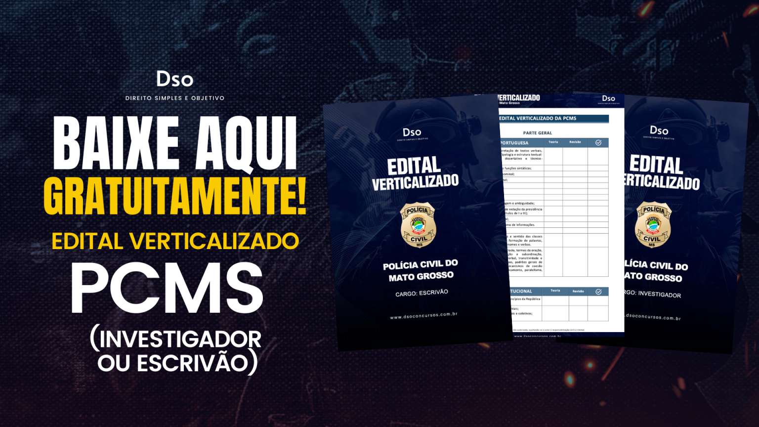 Materiais Gratuitos | DSO Concursos