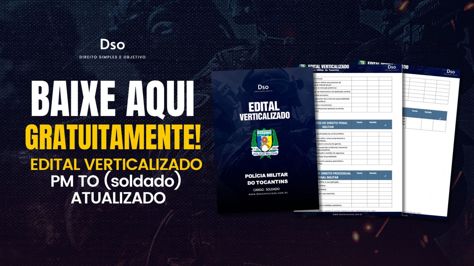 Materiais Gratuitos | DSO Concursos